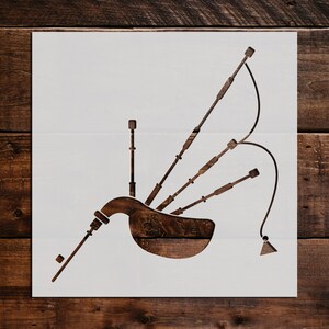 Bagpipes Stencil, Reusable Bagpipes Stencil, Art Stencil, DIY Craft ...