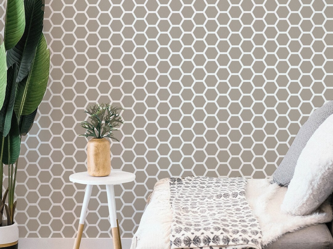 Honeycomb Stencil - Reusable Honeycomb Stencil - Art Stencil ...