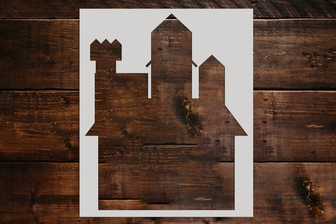 House Stencil - Reusable House Stencil - Art Stencil - DIY Craft ...