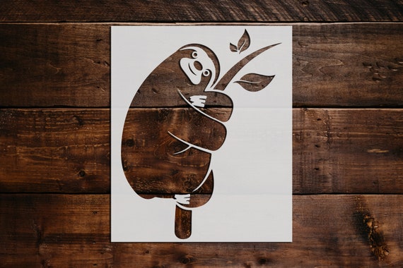 Sloth Stencil