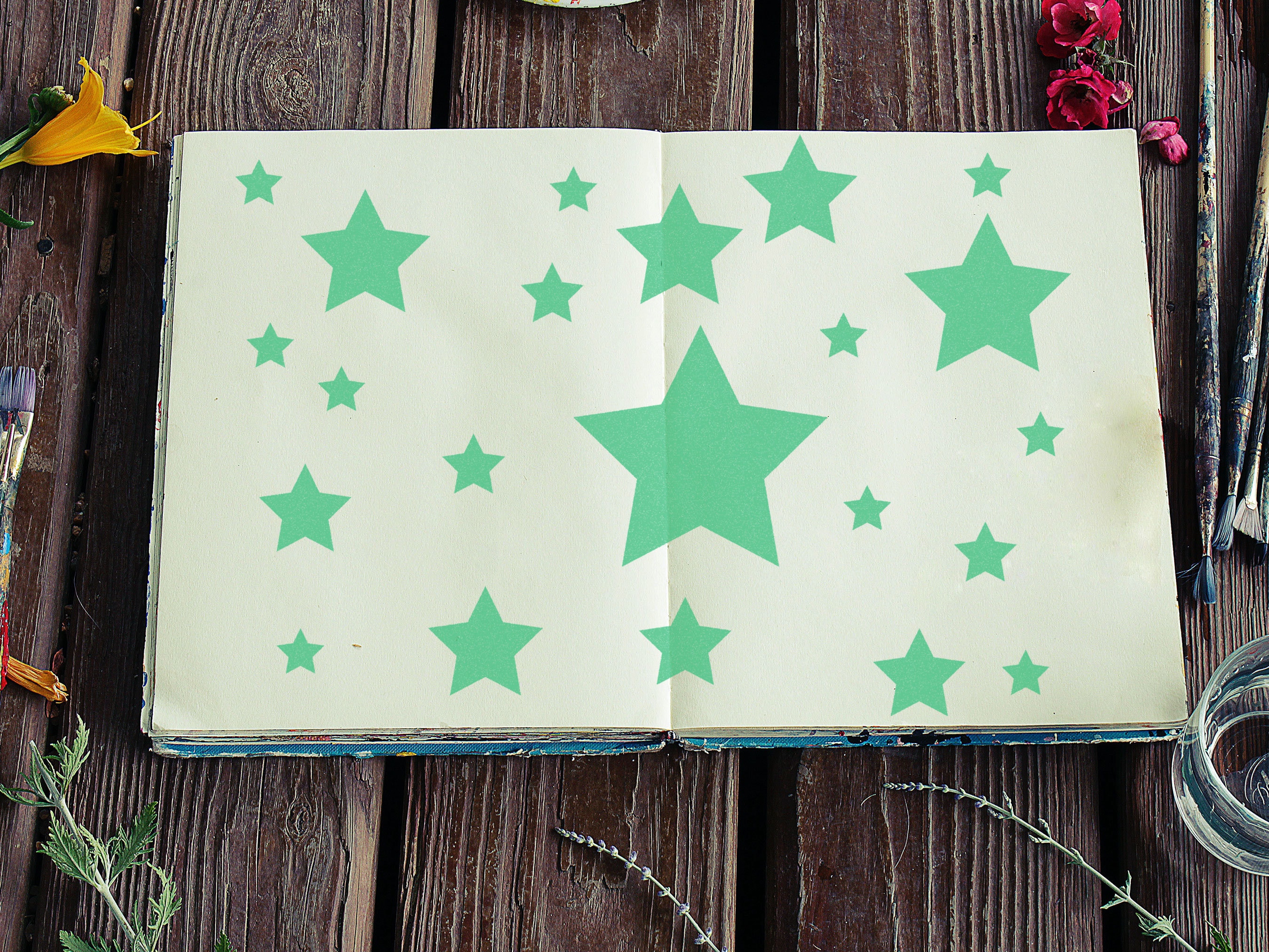 Star Stencil Reusable Star Stencil Art Stencil DIY Craft - Etsy