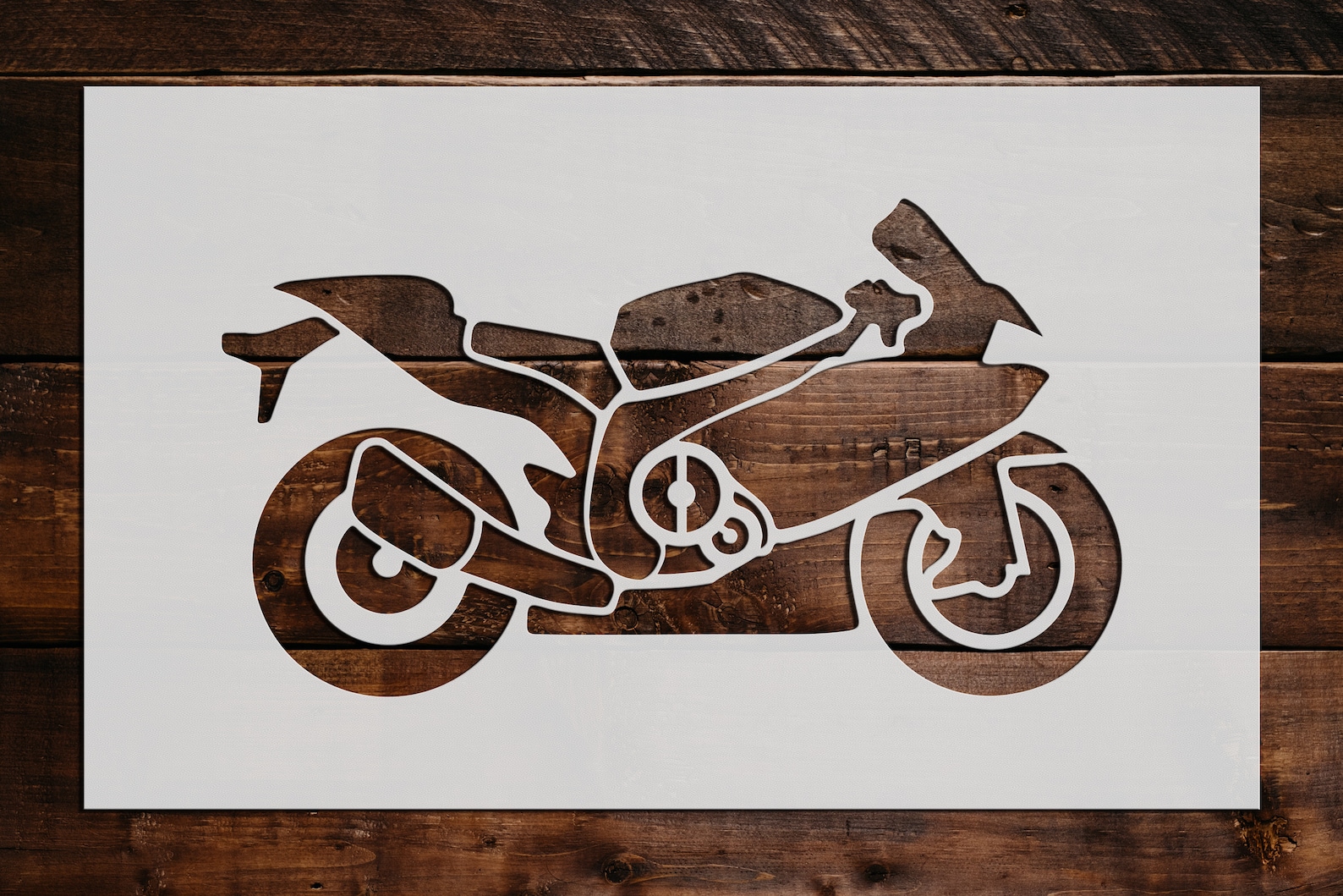 Motorcycle Stencil Reusable Motorcycle Stencil Art Stencil - Etsy