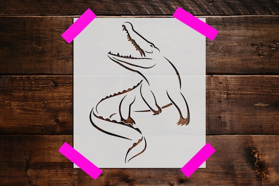 Alligator Stencil