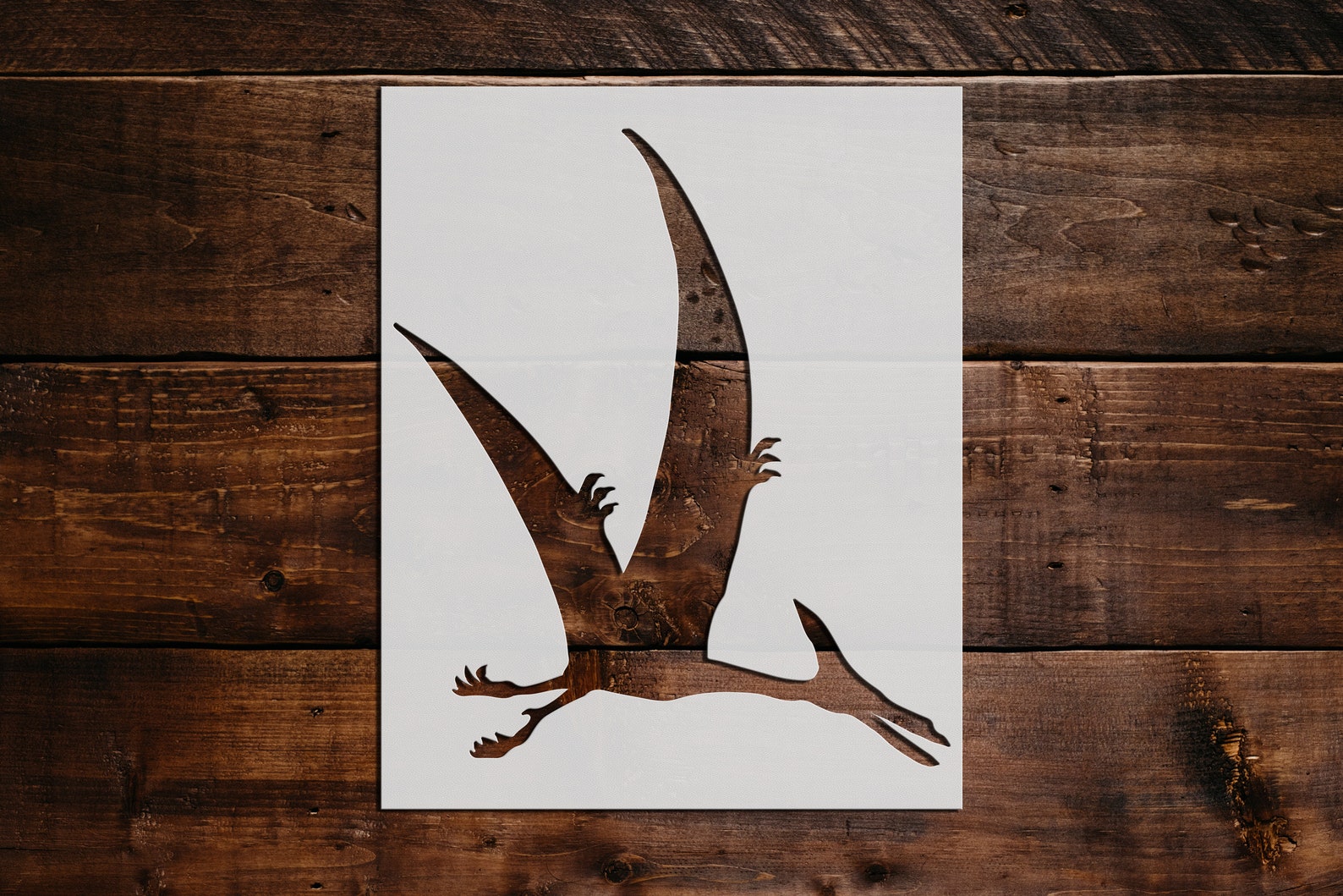Pterodactyl Stencil Reusable Pterodactyl Stencil Art Stencil DIY Craft ...