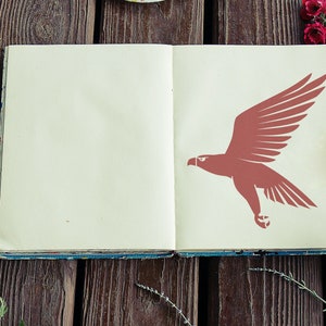 Hawk Stencil, Reusable Hawk Stencil, Art Stencil, DIY Craft Stencil ...