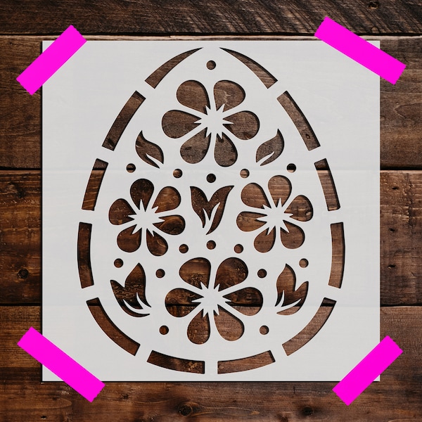 Easter Egg Stencil - Etsy