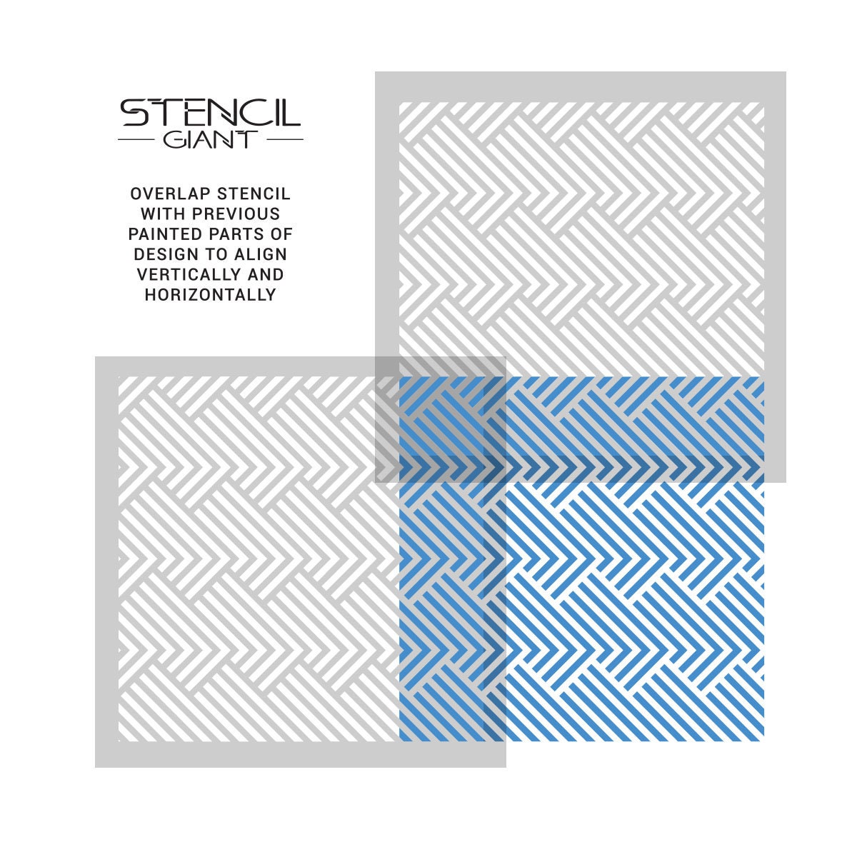 Geometric Stencil, Reusable Geometric Stencil, Art Stencil - DIY Craft ...