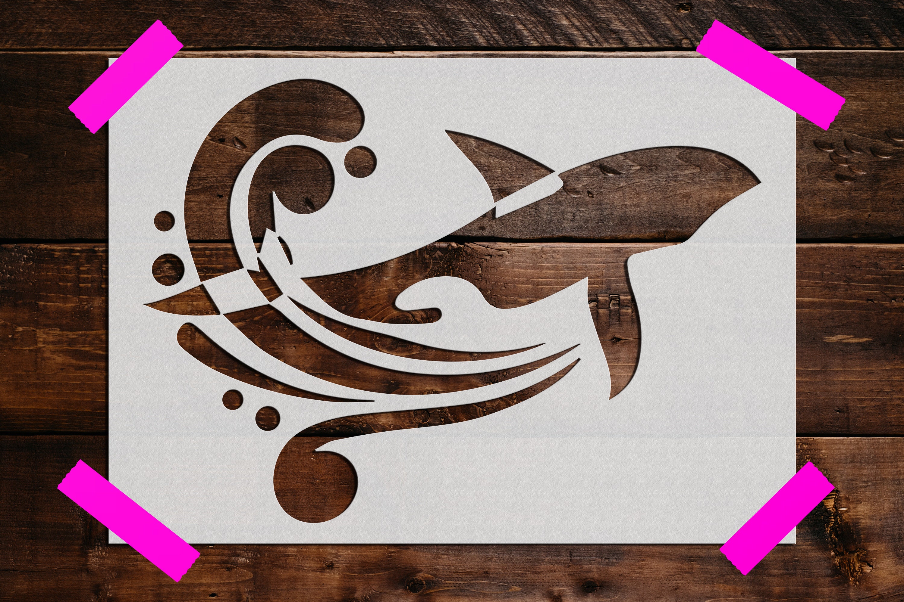 Plantilla de ballena, plantilla de ballena reutilizable, plantilla ...