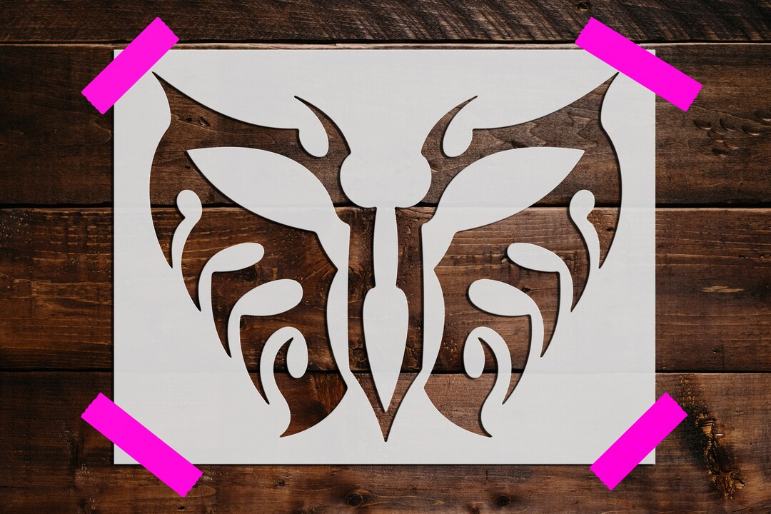 Butterfly Stencil - Reusable Butterfly Stencil - Art Stencil - DIY ...