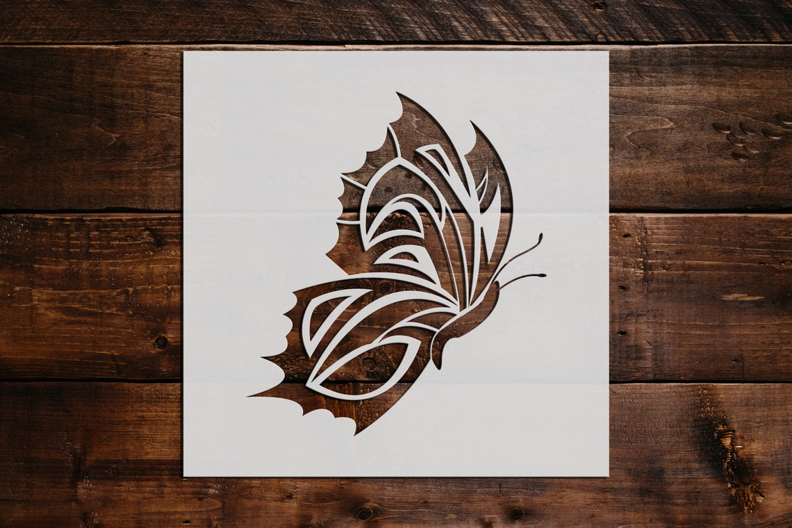 Butterfly Stencil Reusable Butterfly Stencil Art Stencil | Etsy