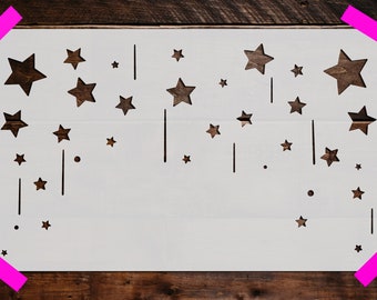 Galaxy Stars Stencil - Etsy