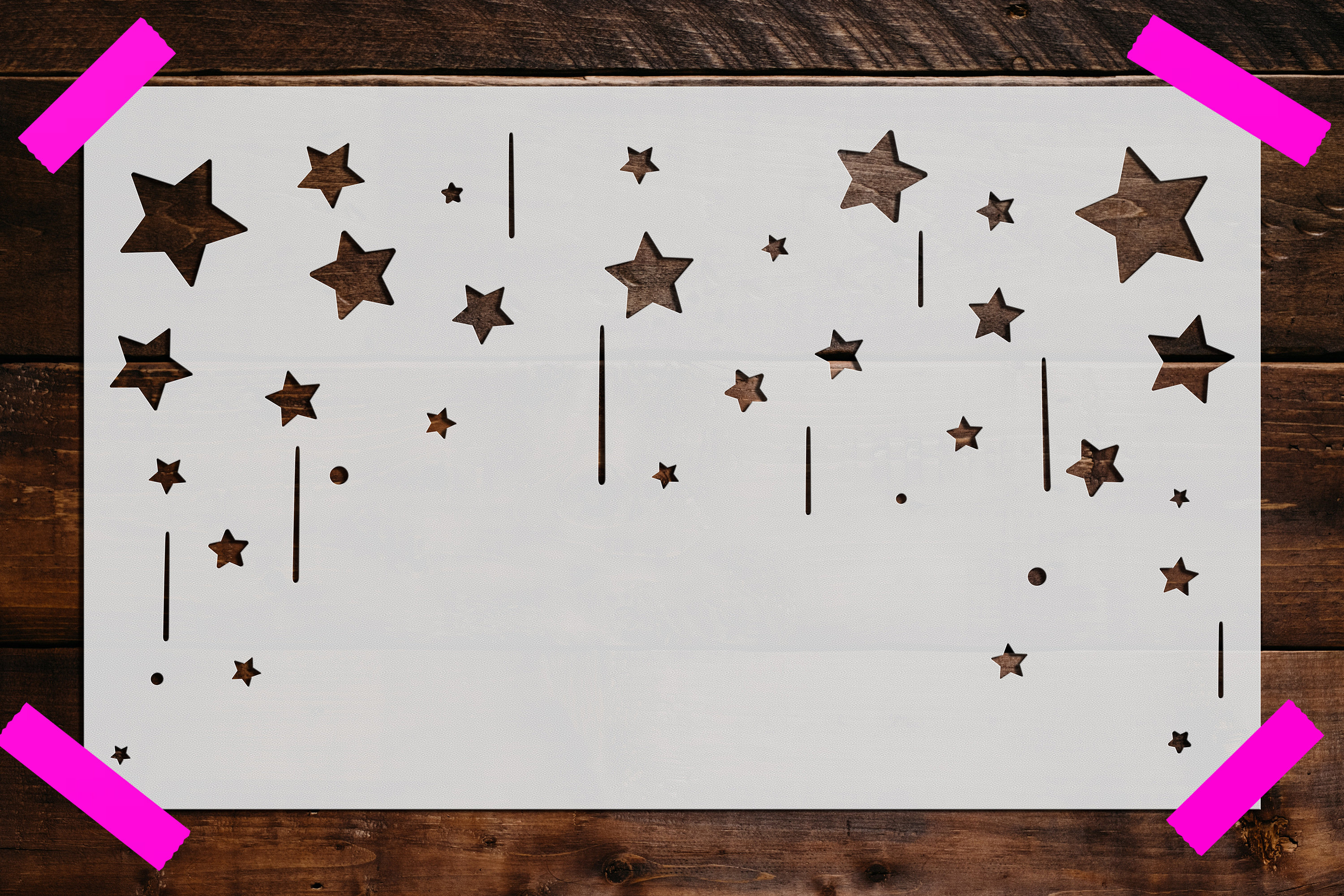 Falling Stars Stencil Reusable Falling Stars Stencil Art - Etsy