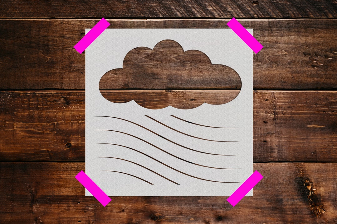Weather Stencil - Reusable Weather Stencil -art Stencil -DIY Craft ...