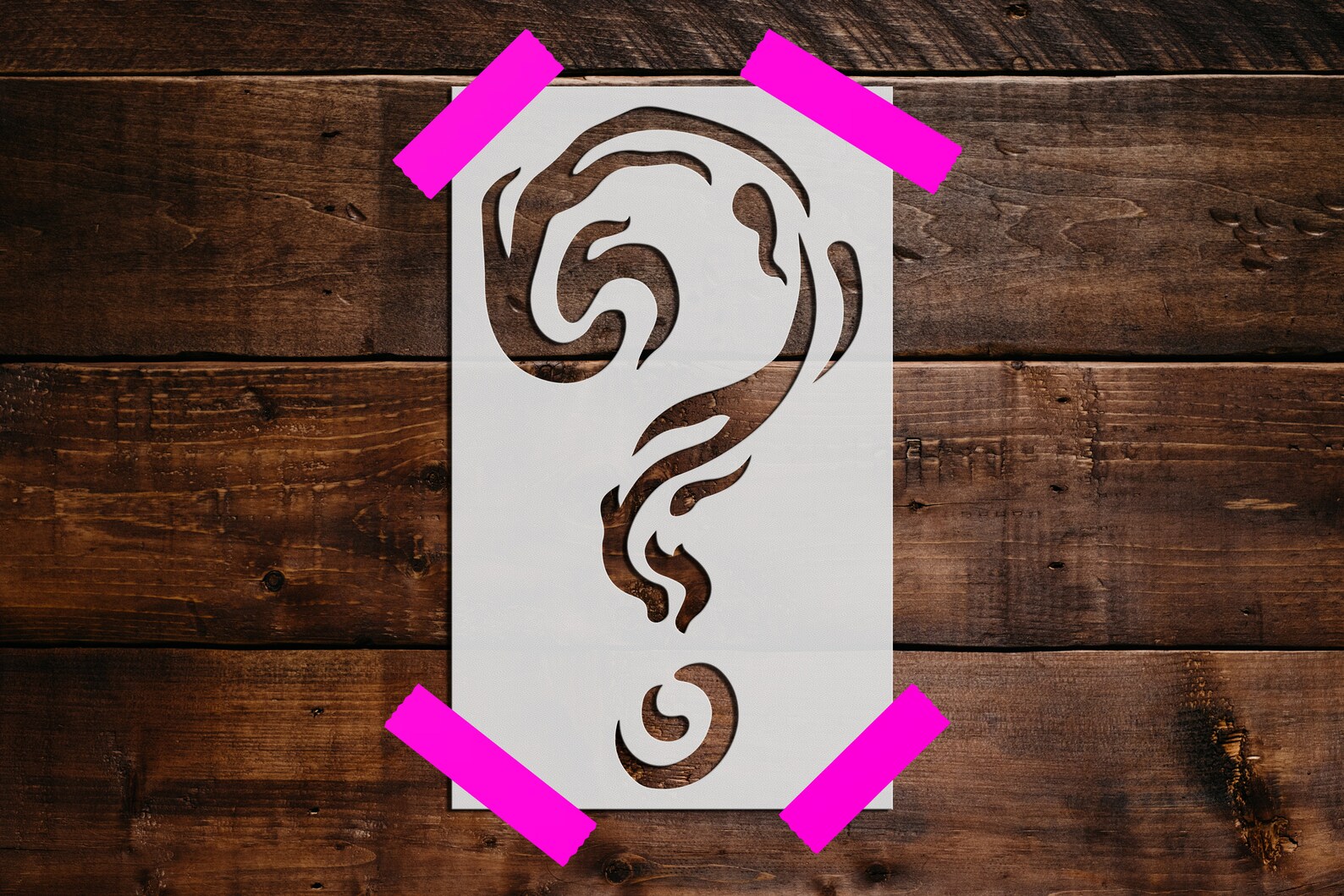 Question Mark Stencil Reusable Question Mark Stencil DIY - Etsy
