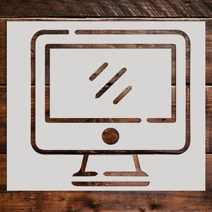 Computer Monitor Stencil, Reusable State Stencil, Art Stencil, DIY ...
