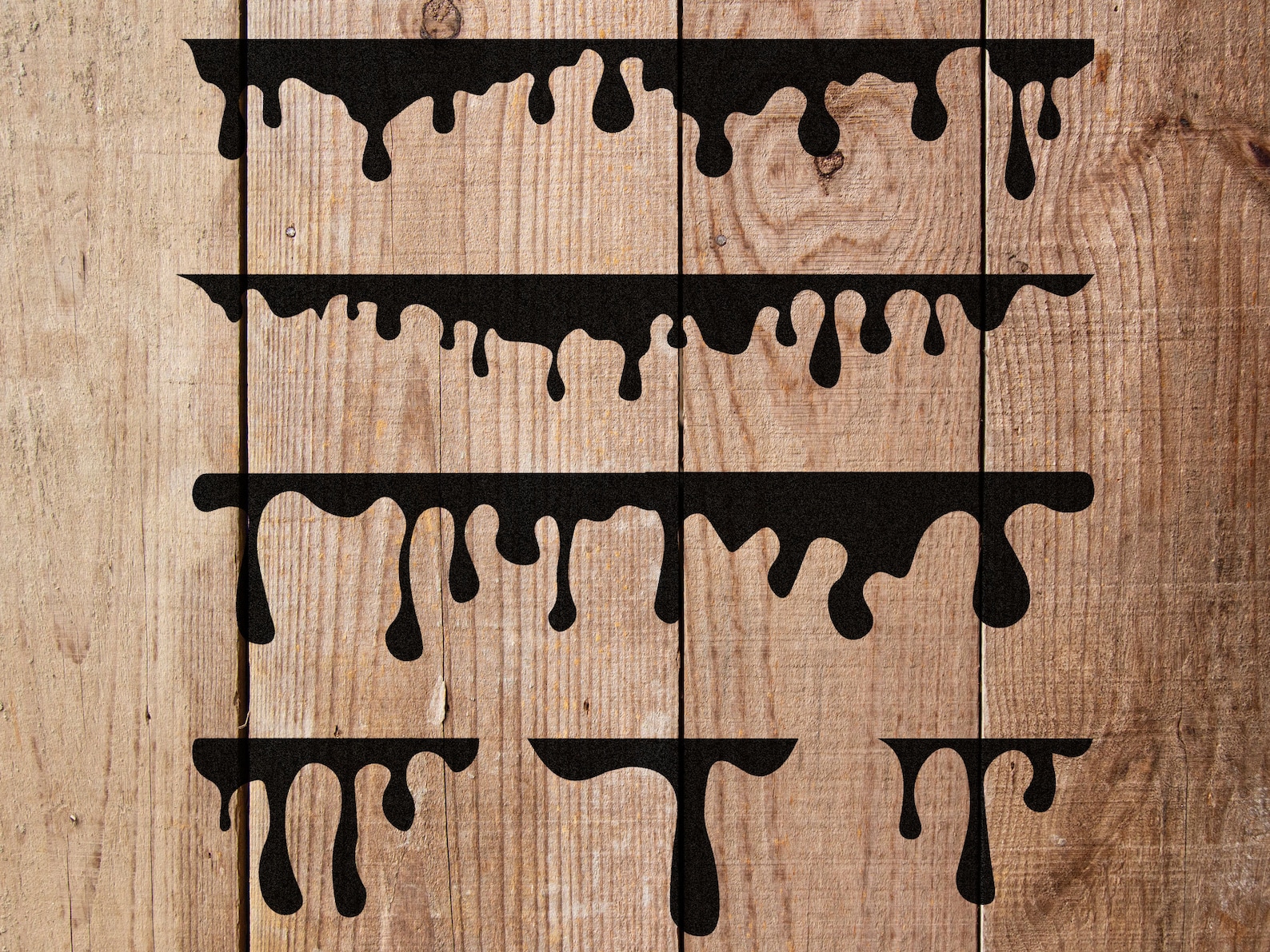 Paint Drip Stencil Reusable Paint Drip Stencil DIY Craft | Etsy