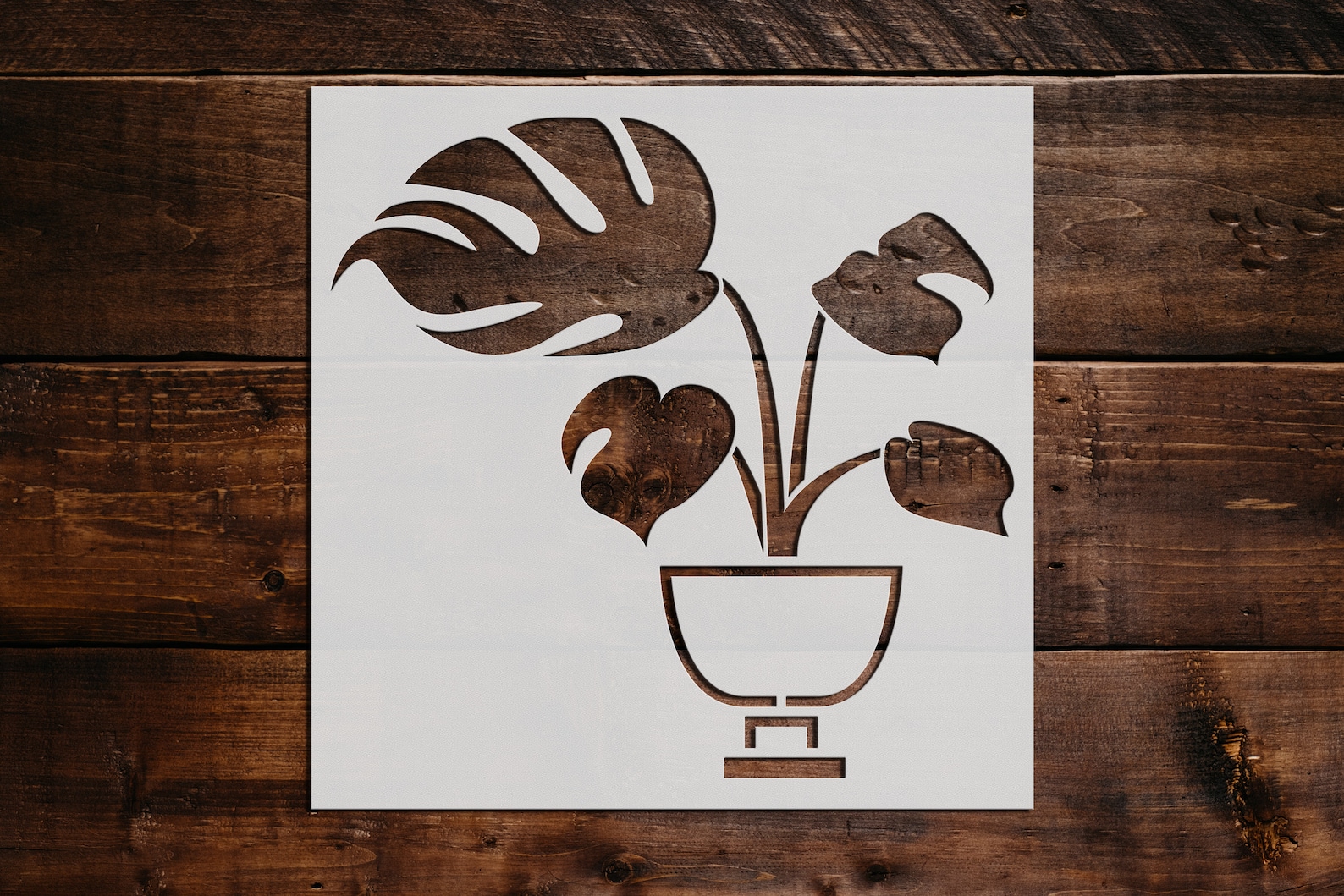 House Plant Stencil Reusable House Plant Stencil Art Stencil - Etsy