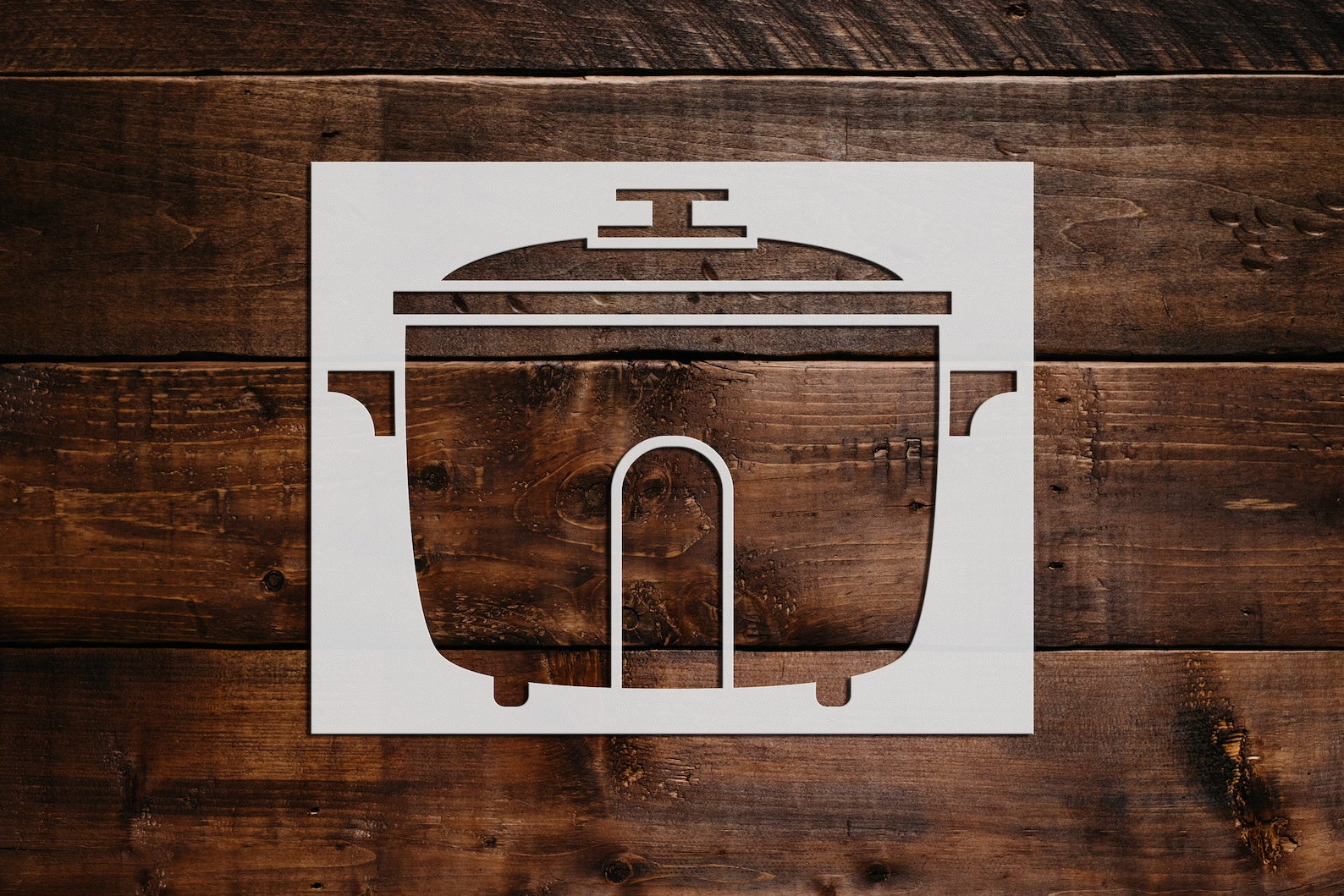 Crock Pot Stencil, Reusable Crock Pot Stencil, Art Stencil, DIY Craft ...