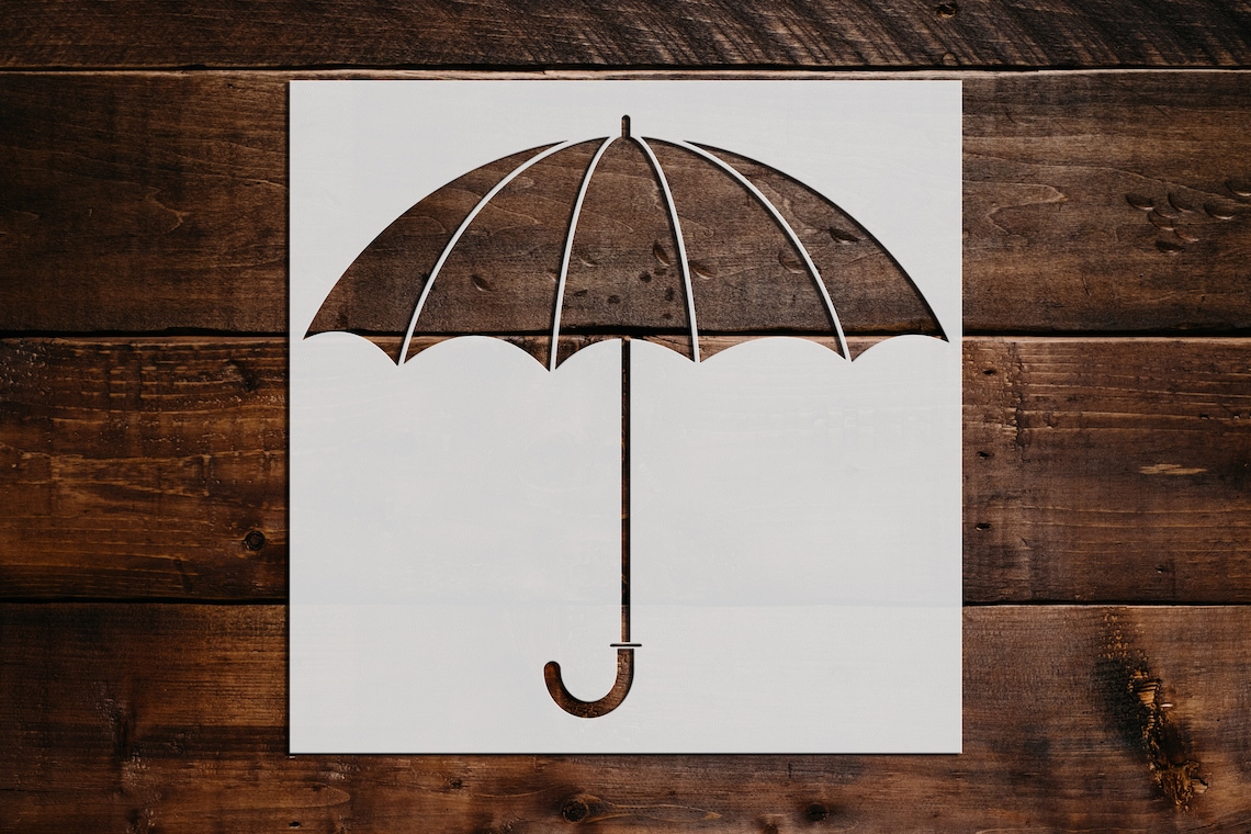 Umbrella Stencil Reusable Umbrella Stencil Art Stencil DIY - Etsy