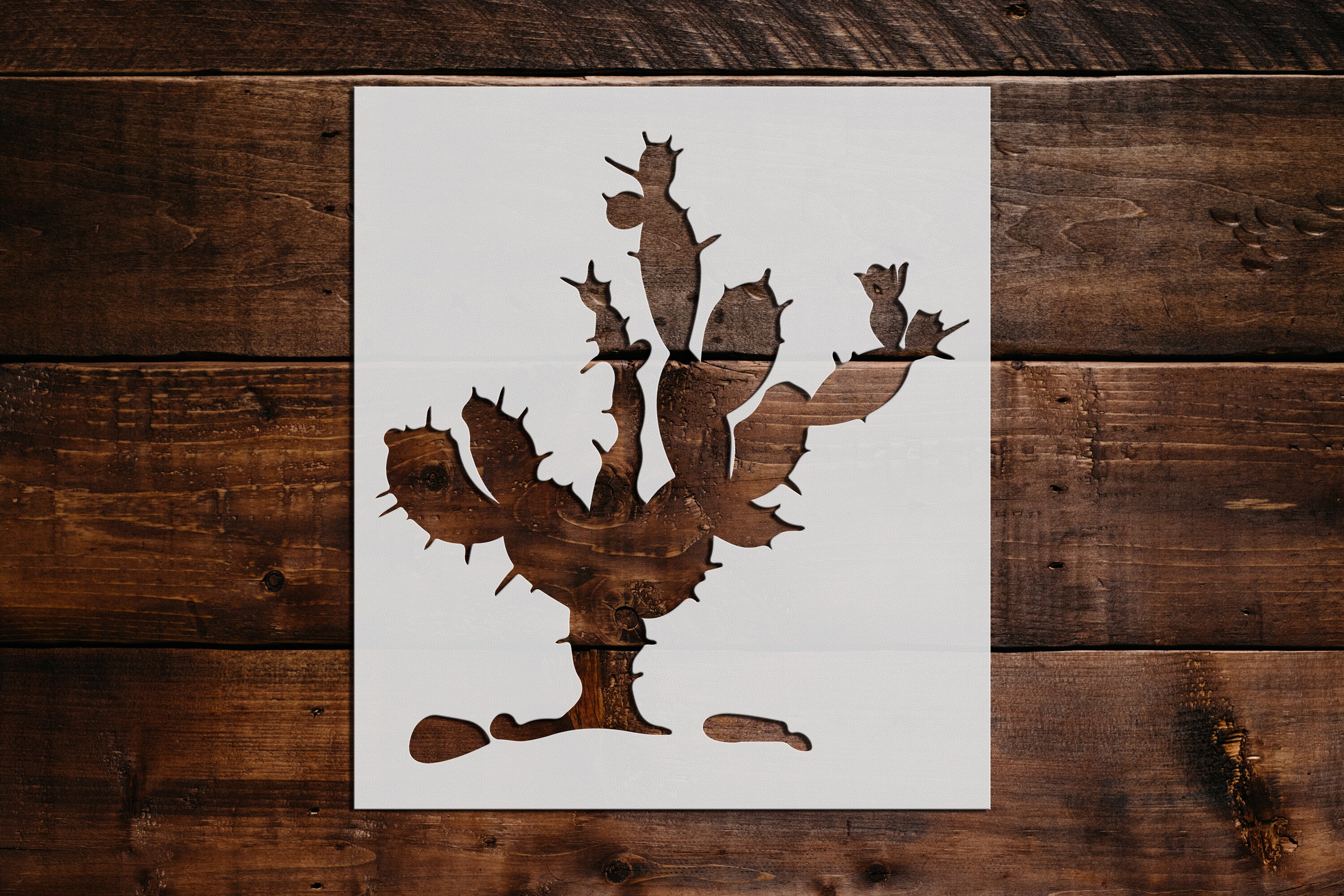 Cactus Stencil Reusable Cactus Stencil Art Stencil DIY - Etsy