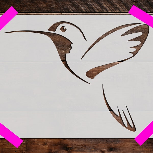 Humming Bird Stencil - Etsy