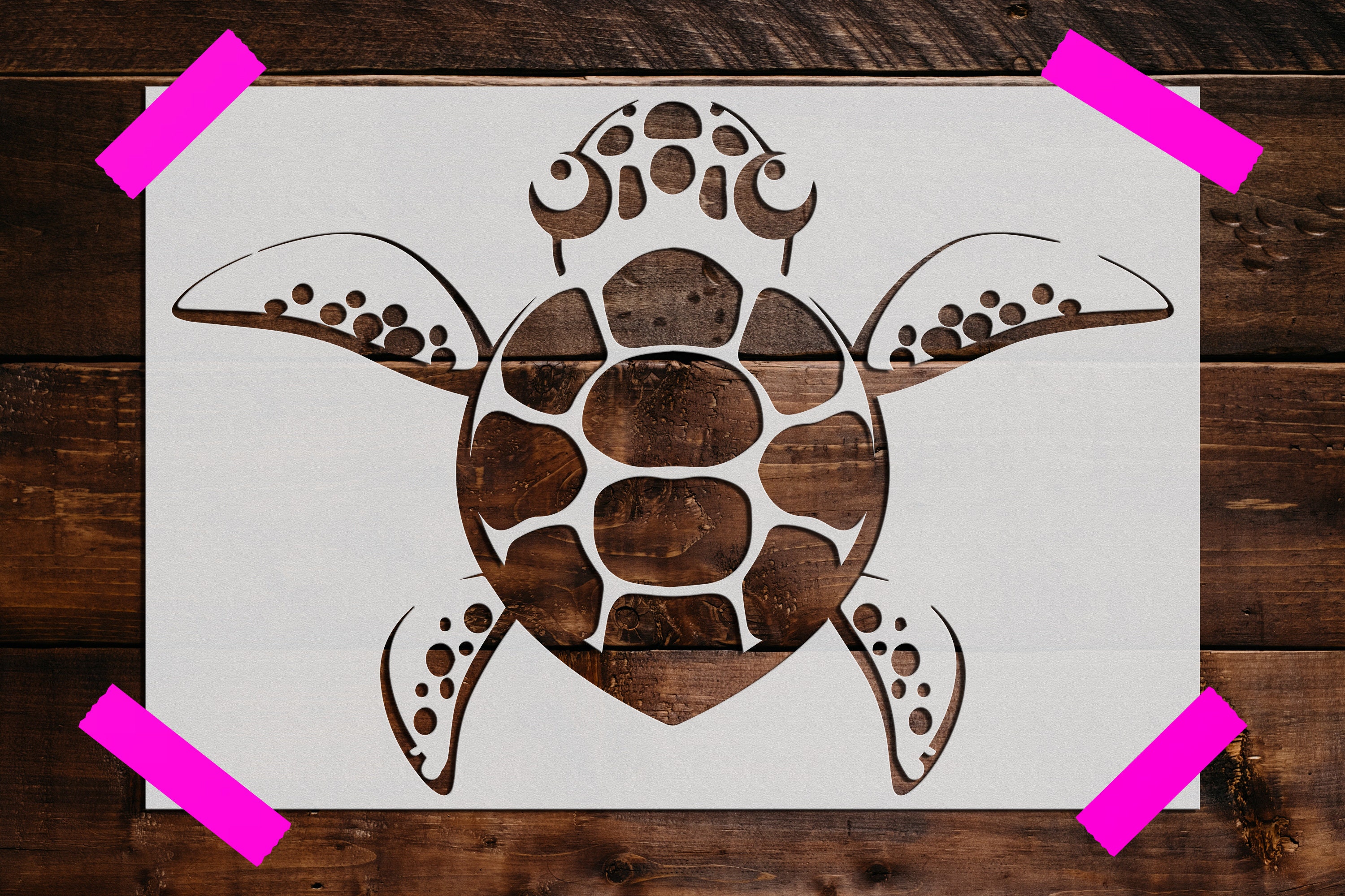 Sea Turtle Stencil Reusable Sea Turtle Stencil Art Stencil - Etsy