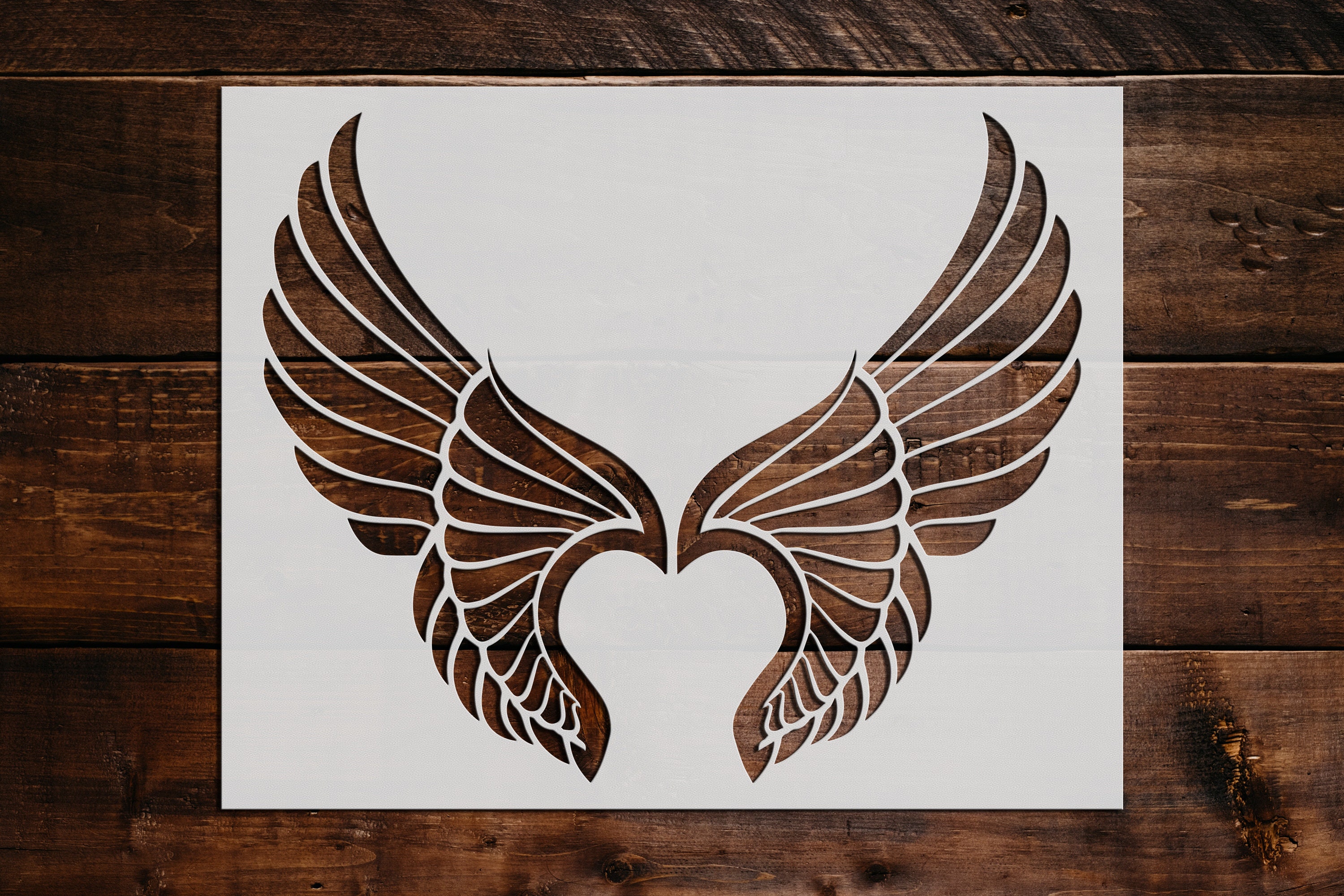 Wings Stencil Reusable Wings Stencil DIY Craft Stencil - Etsy