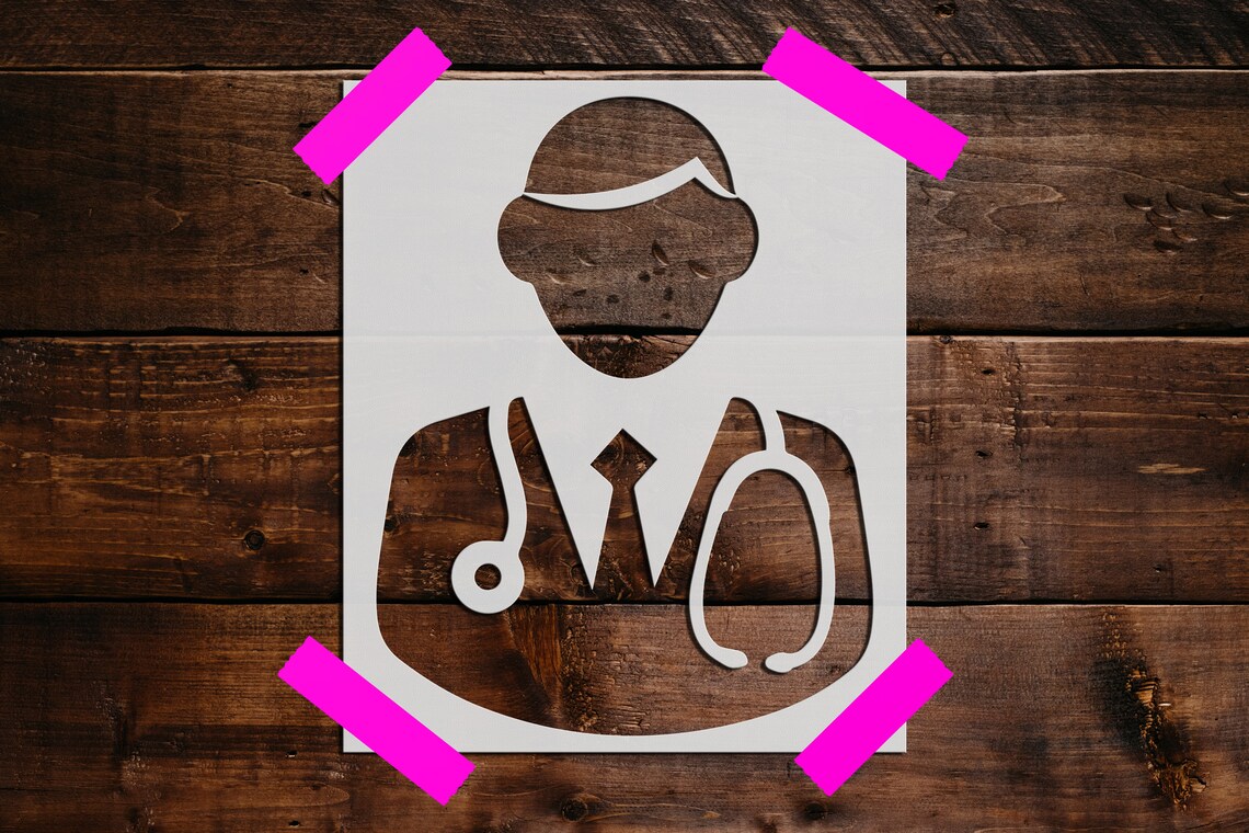 Doctor Stencil Reusable Doctor Stencil DIY Craft Stencil | Etsy