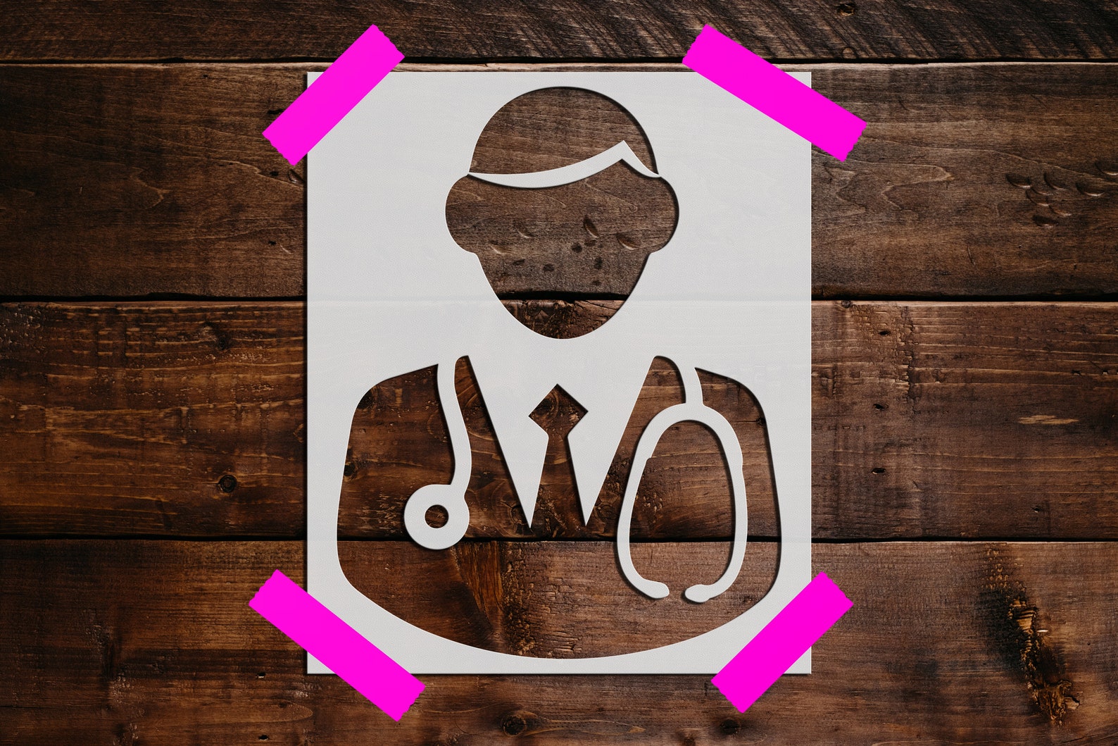 Doctor Stencil Reusable Doctor Stencil DIY Craft Stencil | Etsy