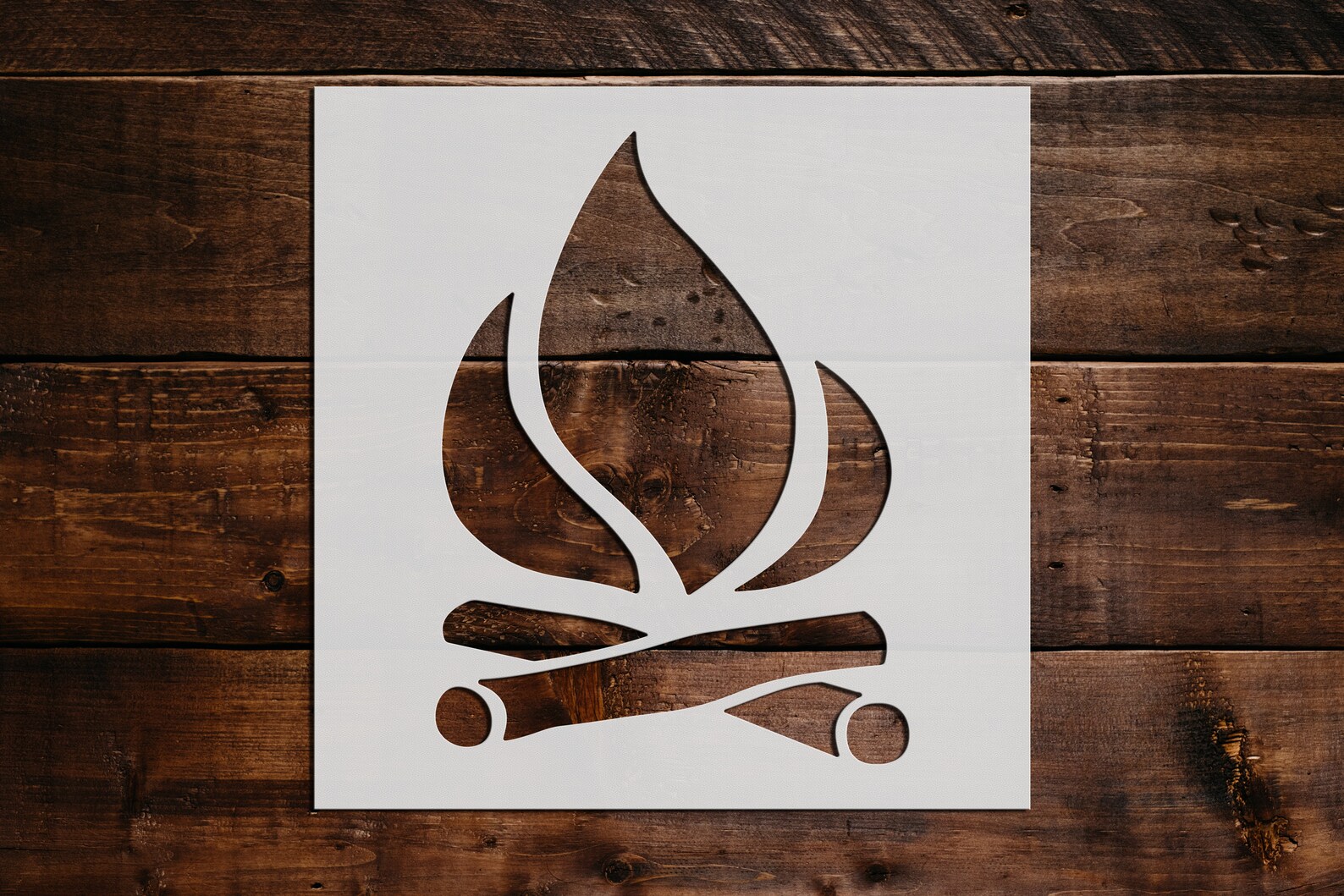 Campfire Stencil Reusable Campfire Stencil Art Stencil DIY - Etsy