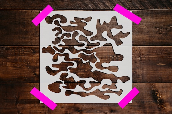 Camo Stencil Reusable Camo Stencil Art Stencil DIY Craft - Etsy