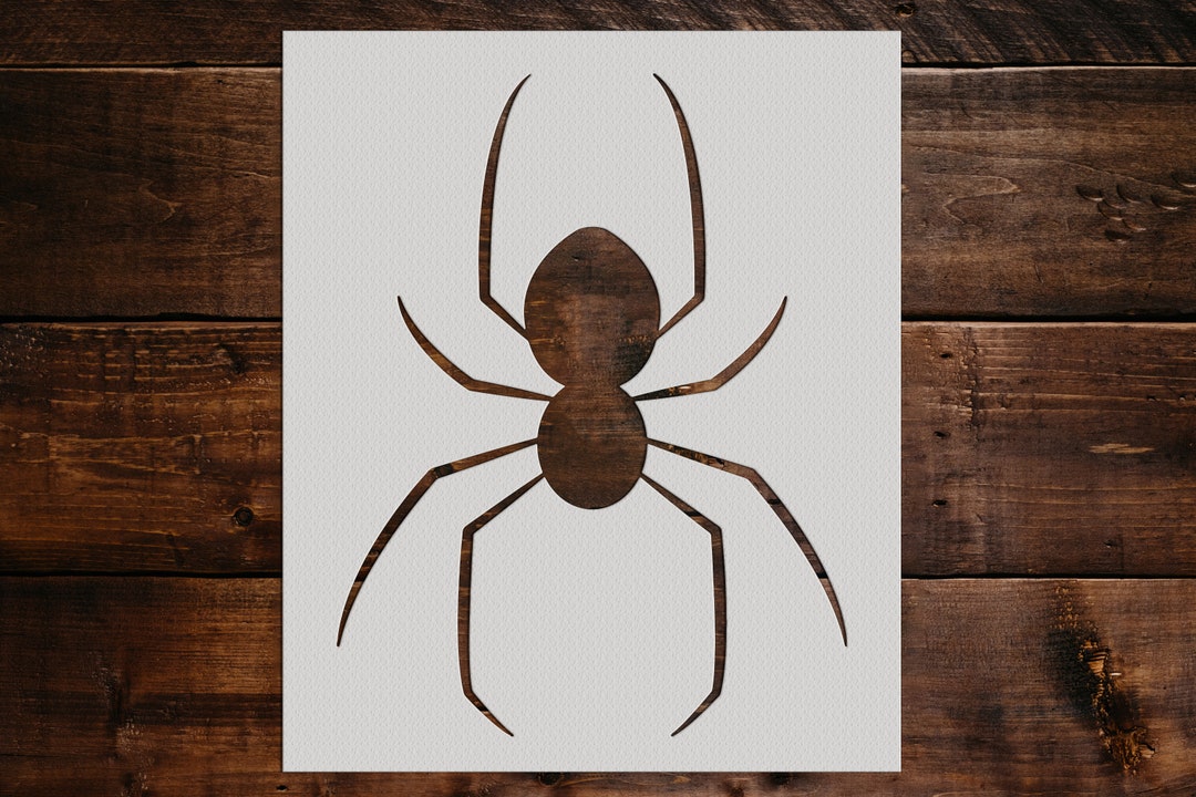 Spider Stencil - Reusable Spider Stencil -art Stencil - DIY Craft ...