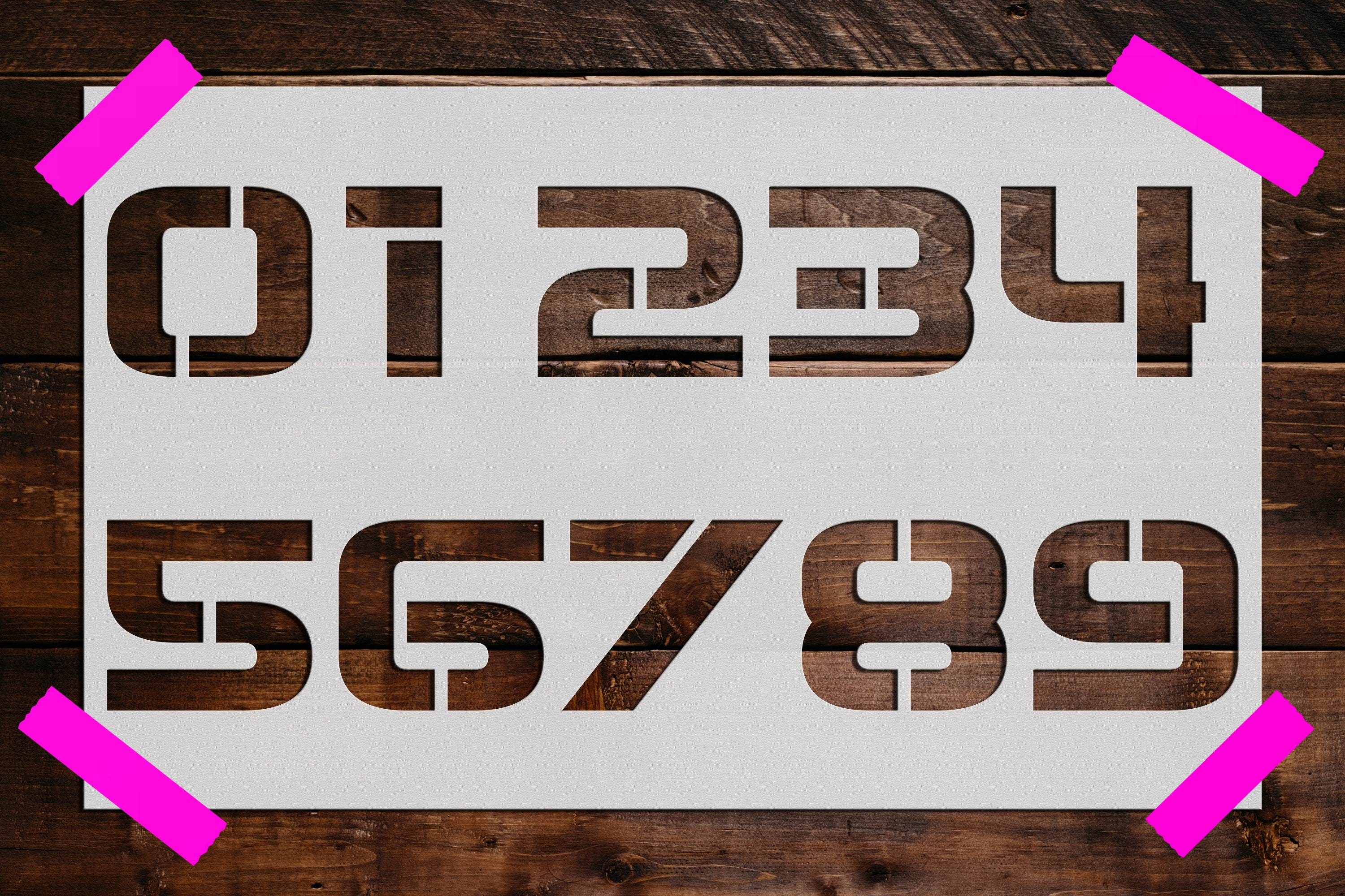 Numbers Stencil, Reusable Numbers Stencil, Art Stencil, DIY Craft ...
