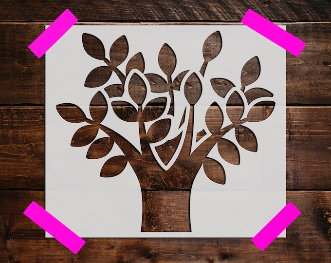 Willow Tree Stencil Reusable Stencils for Painting Willow Stencil, Tree ...