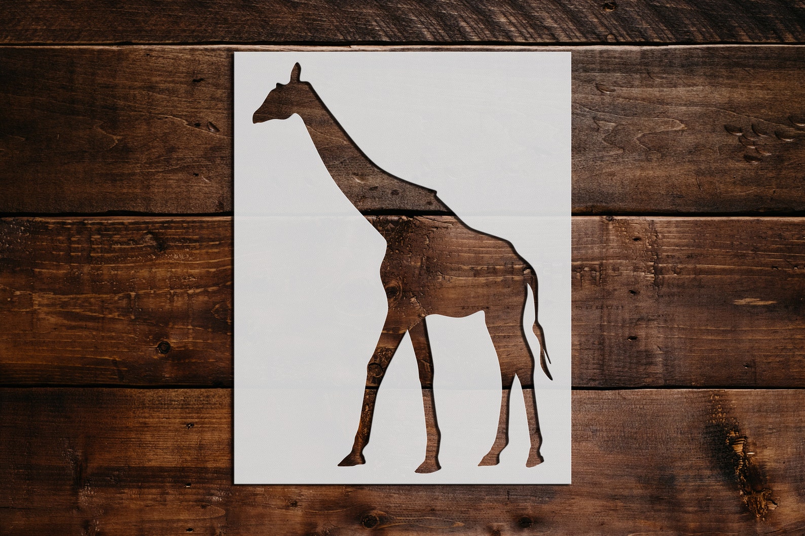 Giraffe Stencil Reusable Giraffe Stencil DIY Craft - Etsy