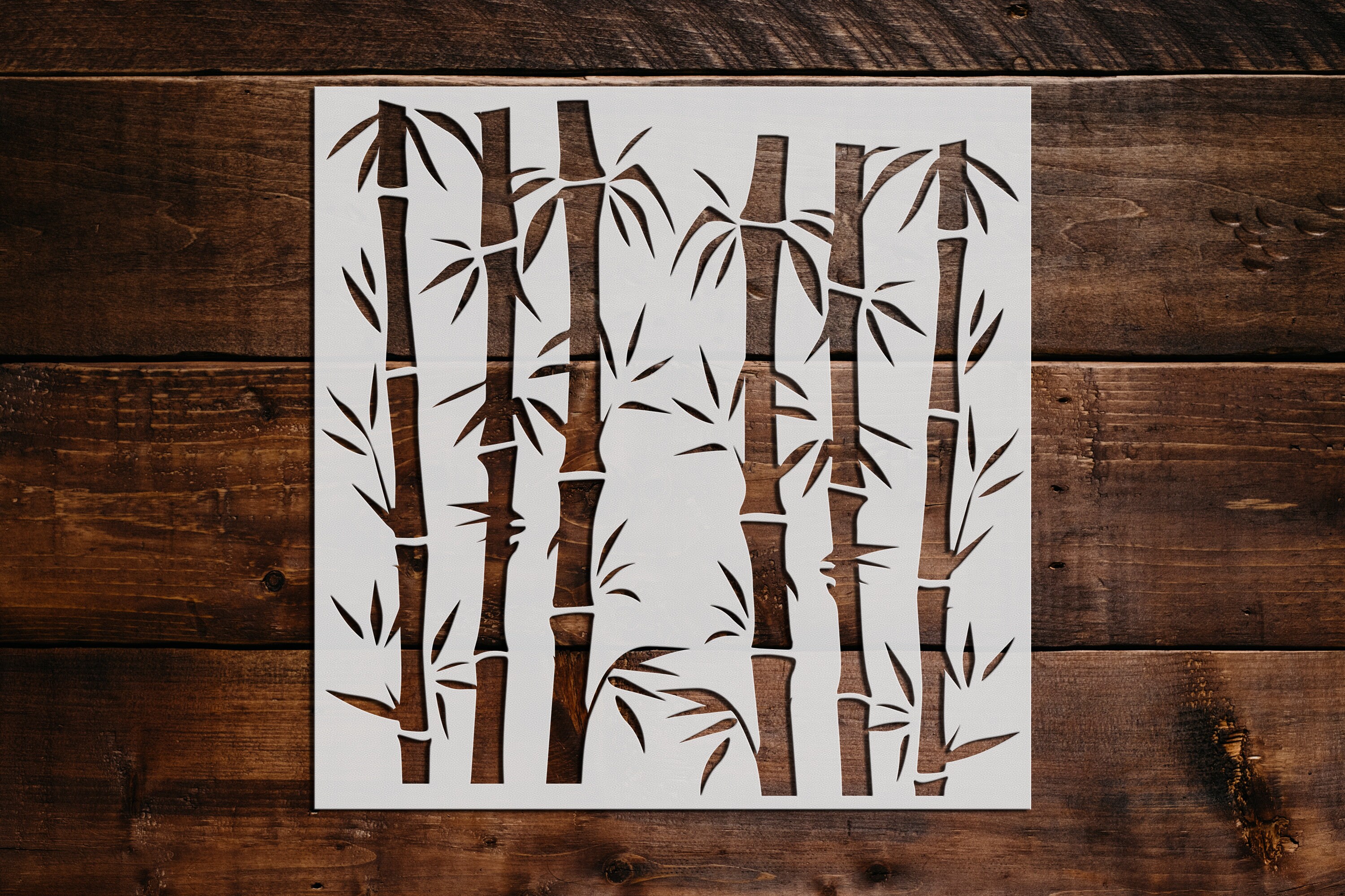 Bamboo Stencil Reusable Bamboo Stencil Art Stencil DIY | Etsy