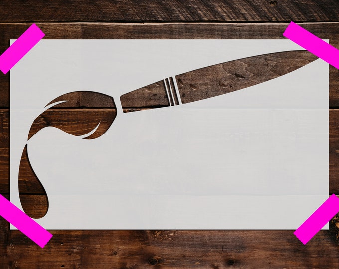 Paint Drip Stencil Reusable Paint Drip Stencil DIY Craft | Etsy