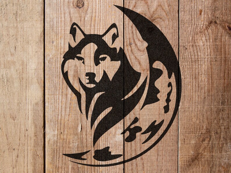Wolf Stencil Reusable Wolf Stencil Art Stencil DIY Craft - Etsy