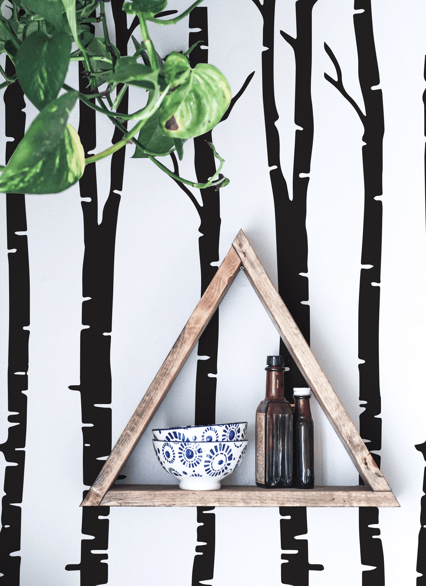 Tree Branch Pattern Stencil Reusable Tree Branch Stencil - Etsy