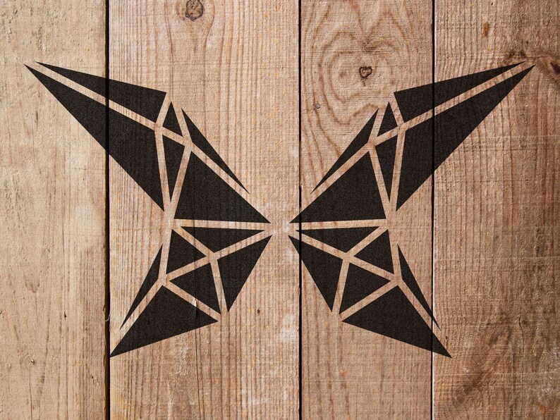 Butterfly Stencil Reusable Butterfly Stencil Art Stencil - Etsy