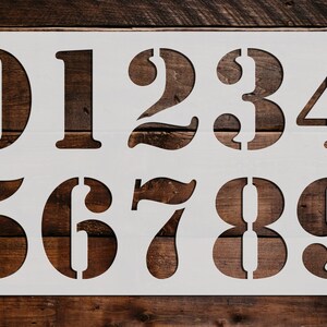 Numbers Stencil, Reusable Numbers Stencil, Art Stencil, DIY Craft ...