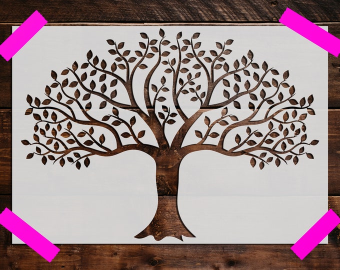 Tree of Life Stencil Reusable Tree Stencil Art Stencil DIY - Etsy