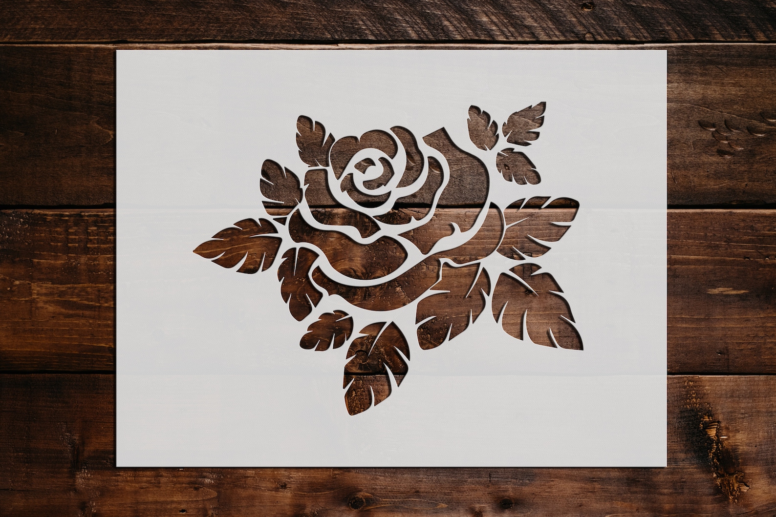 Rose Stencil Reusable Rose Stencil Art Stencil DIY Craft Stencil ...