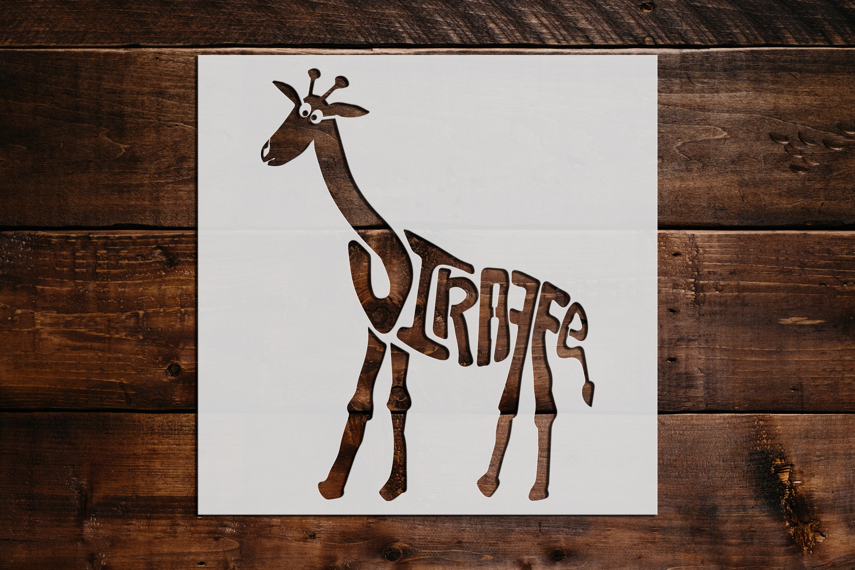 Giraffe Stencil Reusable Giraffe Stencil Art Stencil DIY | Etsy