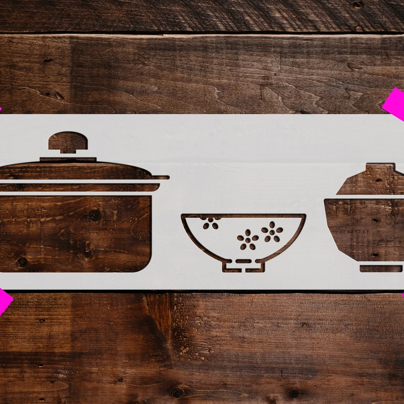 Kitchen Stencils - Etsy