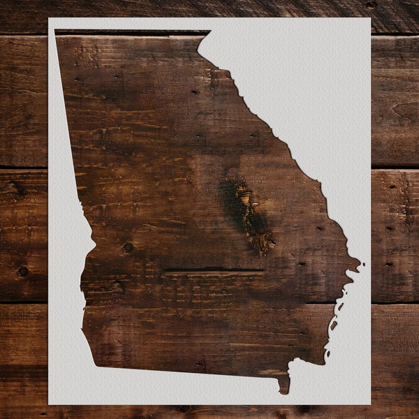 Georgia Stencil - Etsy