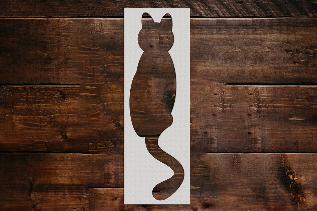 Cat Stencil - Reusable Cat Stencil - DIY Craft Stencil - Painting ...