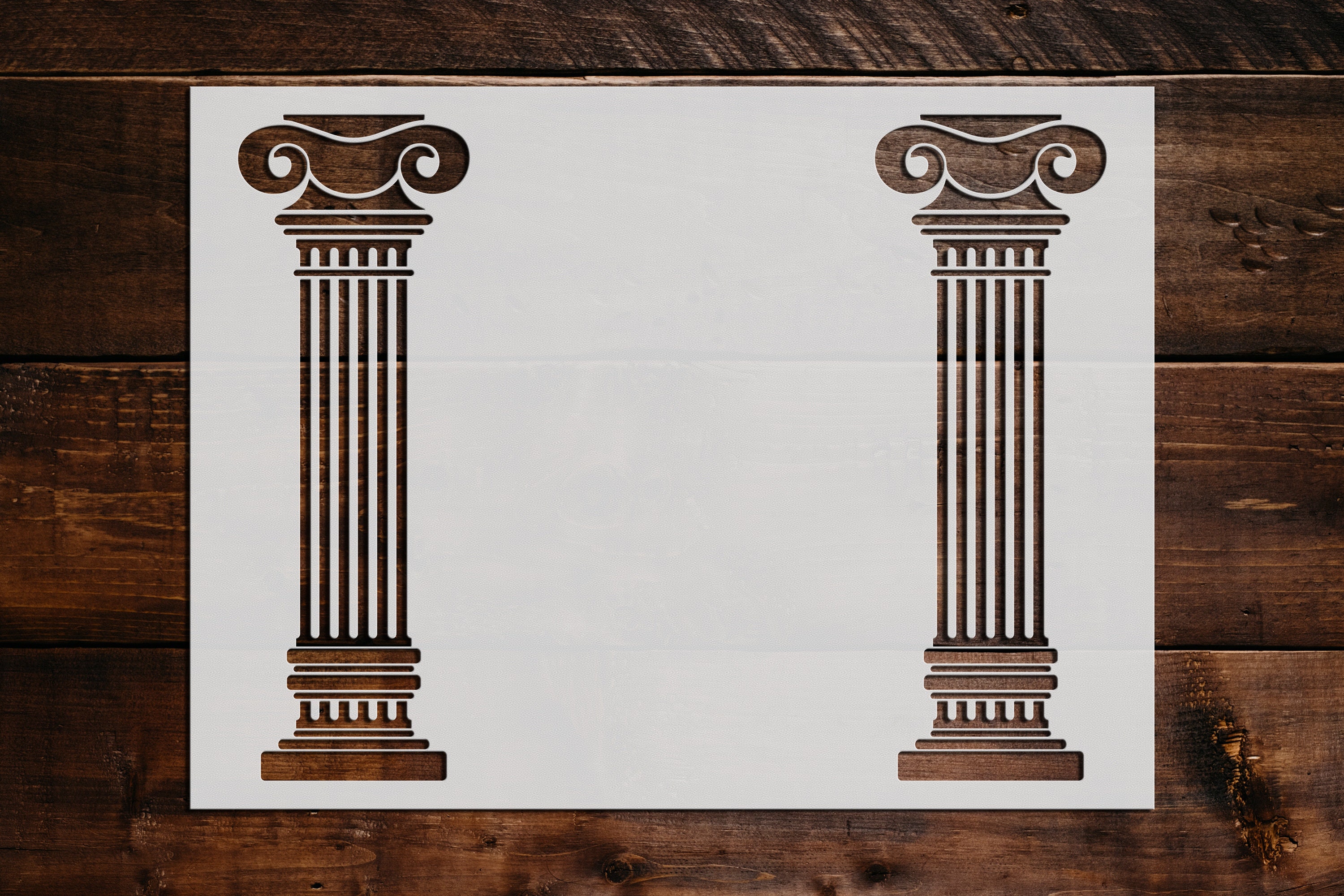 Column Stencil, Reusable Column Stencil, Art Stencil, DIY Craft Stencil ...