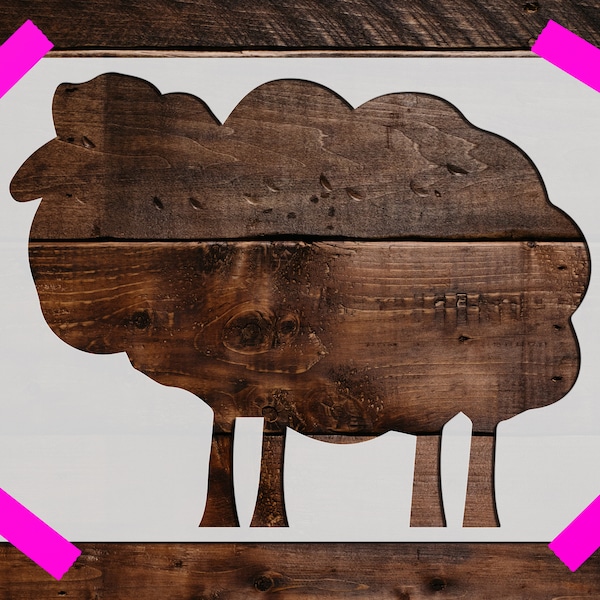 Sheep Stencil - Etsy
