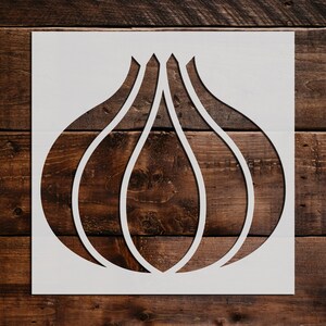 Onion Stencil, Reusable Onion Stencil, Art Stencil - DIY Craft Stencil ...